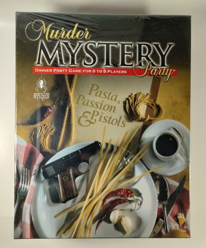 Murder Mystery Dinner Party Game "Pasta, Passion & Pistols" New Free ...