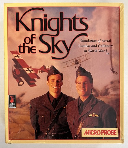Knights of the Sky (1990, MicroProse) – IBM PC – CIB - Flight Simulator ...