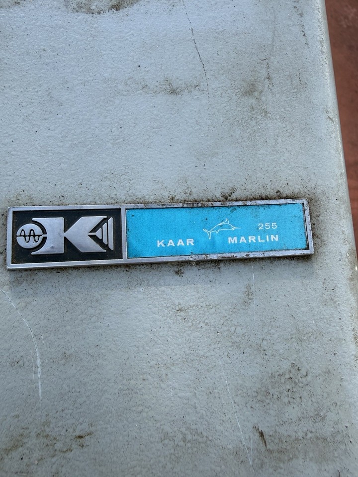 Vintage Kaar Marlin 2 Way Radio Model TR 255. For Parts or Repair ...