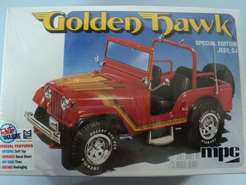 MPC Model Kit '81 Jeep CJ5 Golden Hawk Special Edition 1:25 Scale ...