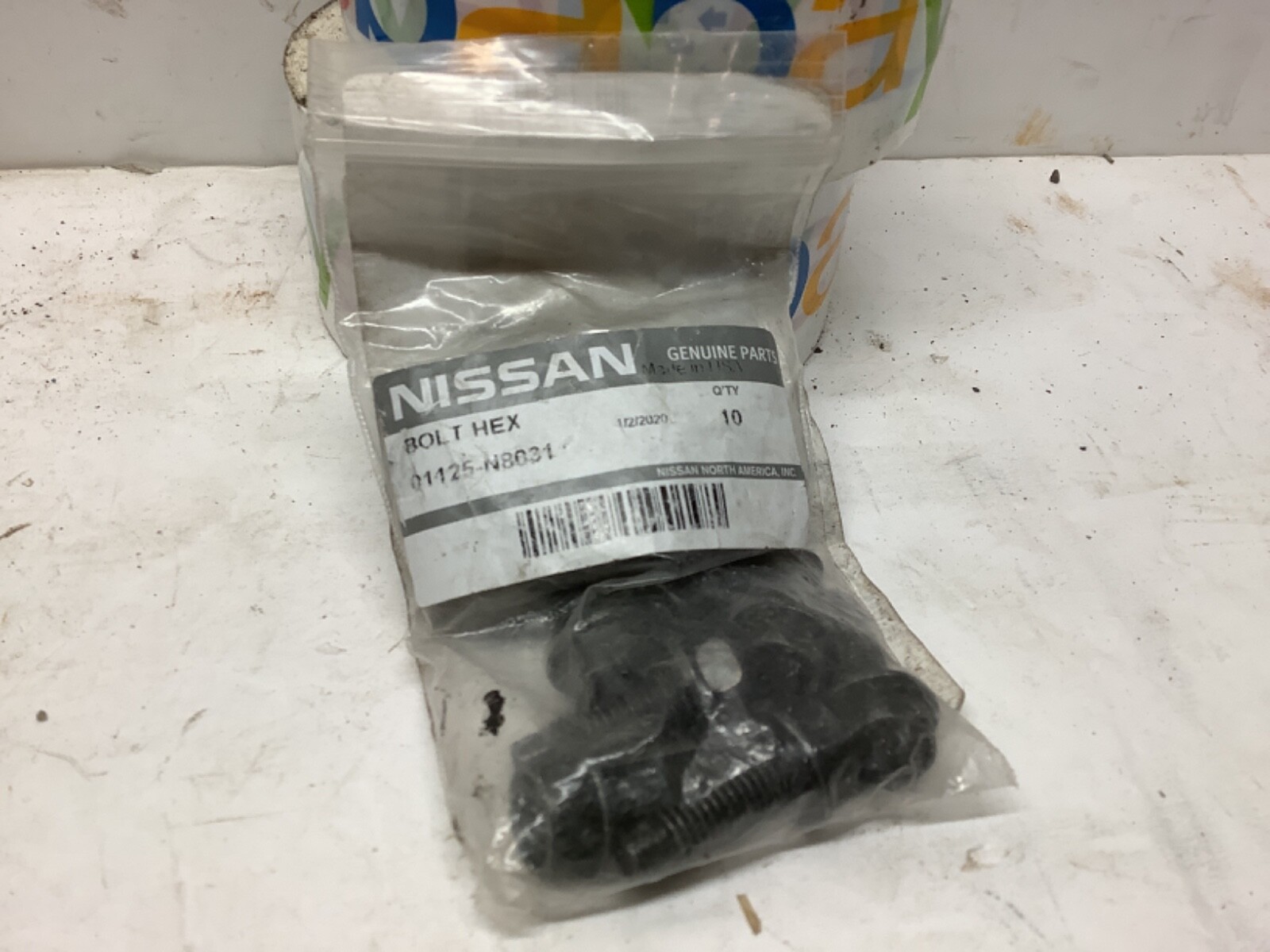 NOS 10 LOT Genuine Nissan INFINITI Mount Bracket Lower Bolt 01125-N8031 ...