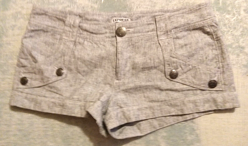 Express Linen/cotton shorts woman's size 10, vintage 2010, skimpy hot ...