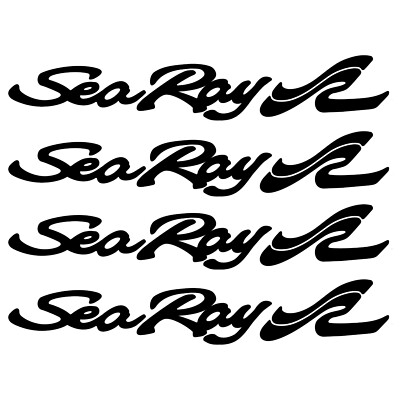 SeaRay Boat Decals Sea Ray Vinyl Stickers - Any Size Any Color | eBay