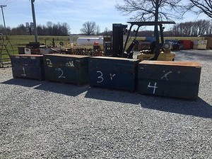 4 Used KNAACK Model 69 Storagemaster Chests 34x30x60" Job Site Storage ...