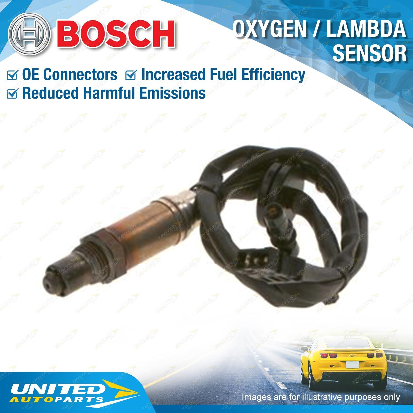 Bosch O2 Oxygen Lambda Sensor for Mercedes Benz 124 E-Class A124 C124 ...