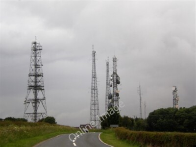 Photo 6x4 Can you hear me? Riplingham The tall masts of the radio ...