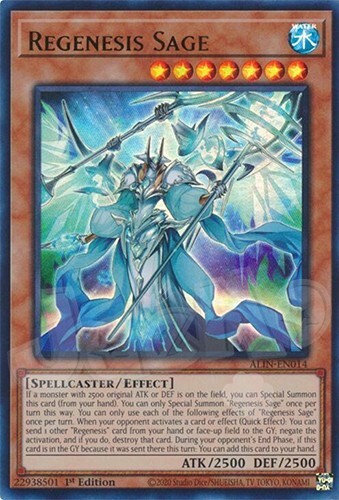 Yugioh - Regenesis Sage - 1st Edition Ultra Rare NM - Free Holo Card | eBay