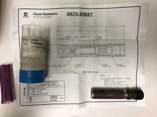 Huck 99-3231 Rivet Gun Riveter Nose Pulling Head for Tools 202 230 and ...