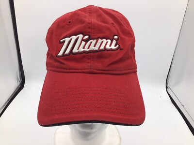 Miami Ohio RedHawks The Game Fitted Hat Cap Red A2 | eBay