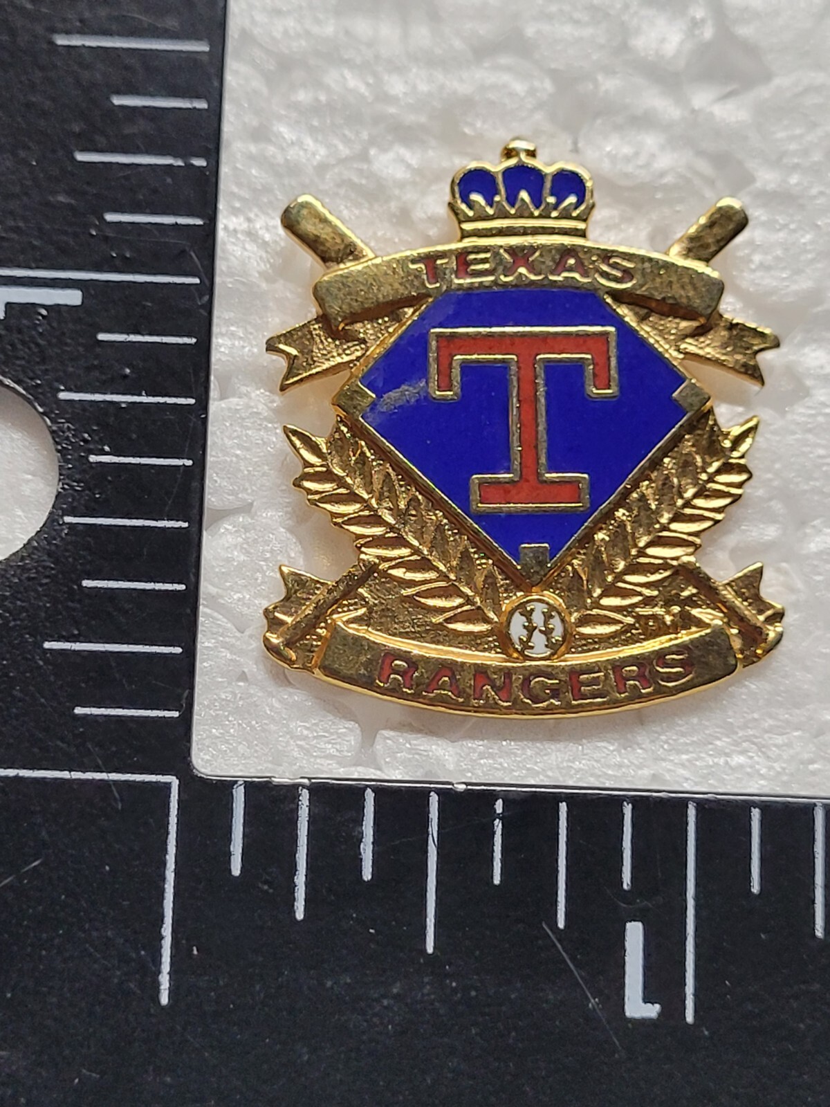 TEXAS RANGERS HAT LAPEL PIN PIN BACK USED (AA2758) | eBay