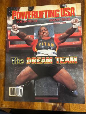 POWERLIFTING USA muscle strongman weightlifting magazine DREAM TEAM 5 ...