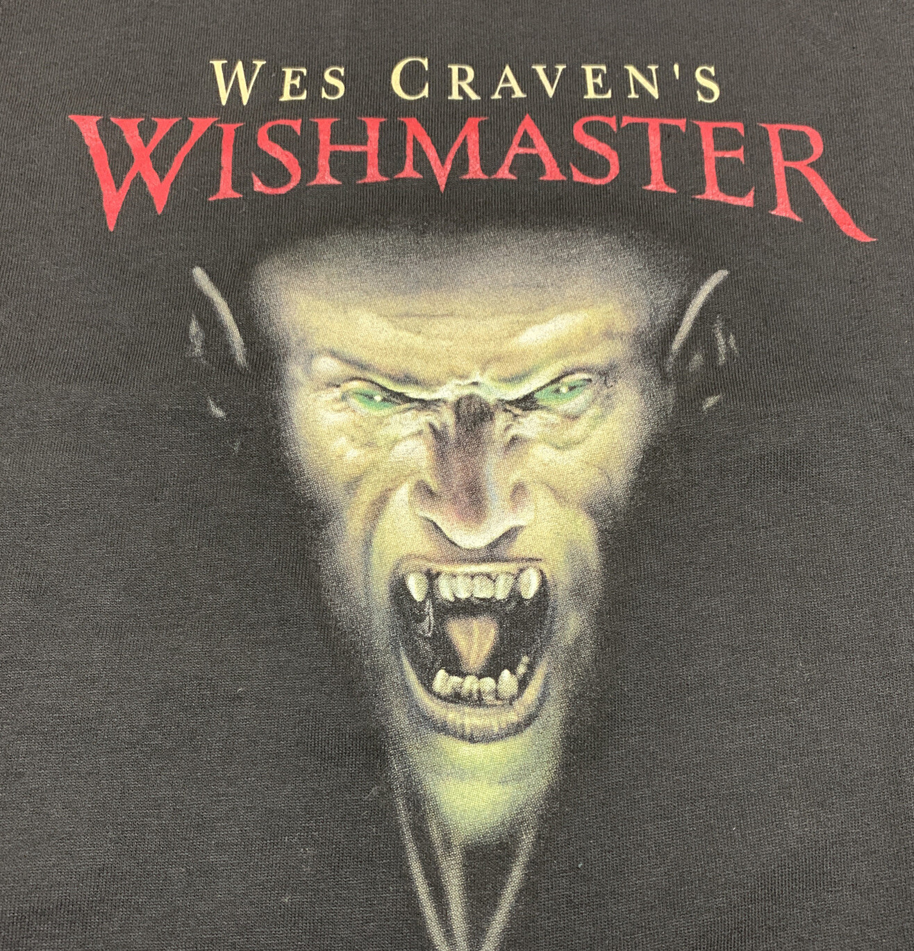 Wes Craven Wishmaster XL Horror Genie Cast Crew Front & Back Print 666 ...