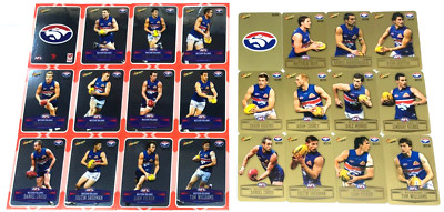 2012 SELECT AFL CHAMPIONS LASER STICKERS + GOLD CARD TEAM SET(12+12 ...