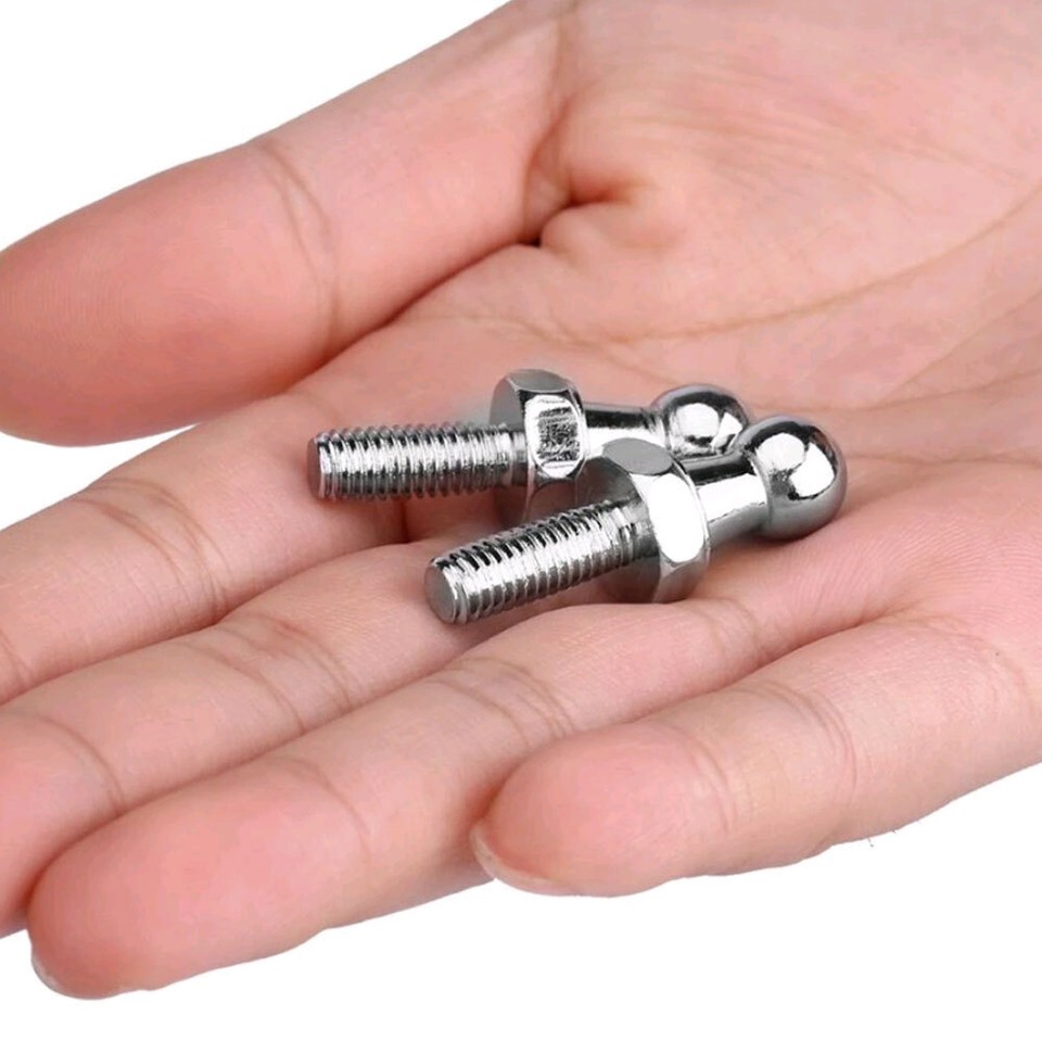 2pcs Boot Bonnet Gas Strut End Fitting 10mm M8 M6 Ball Pin Joint ...