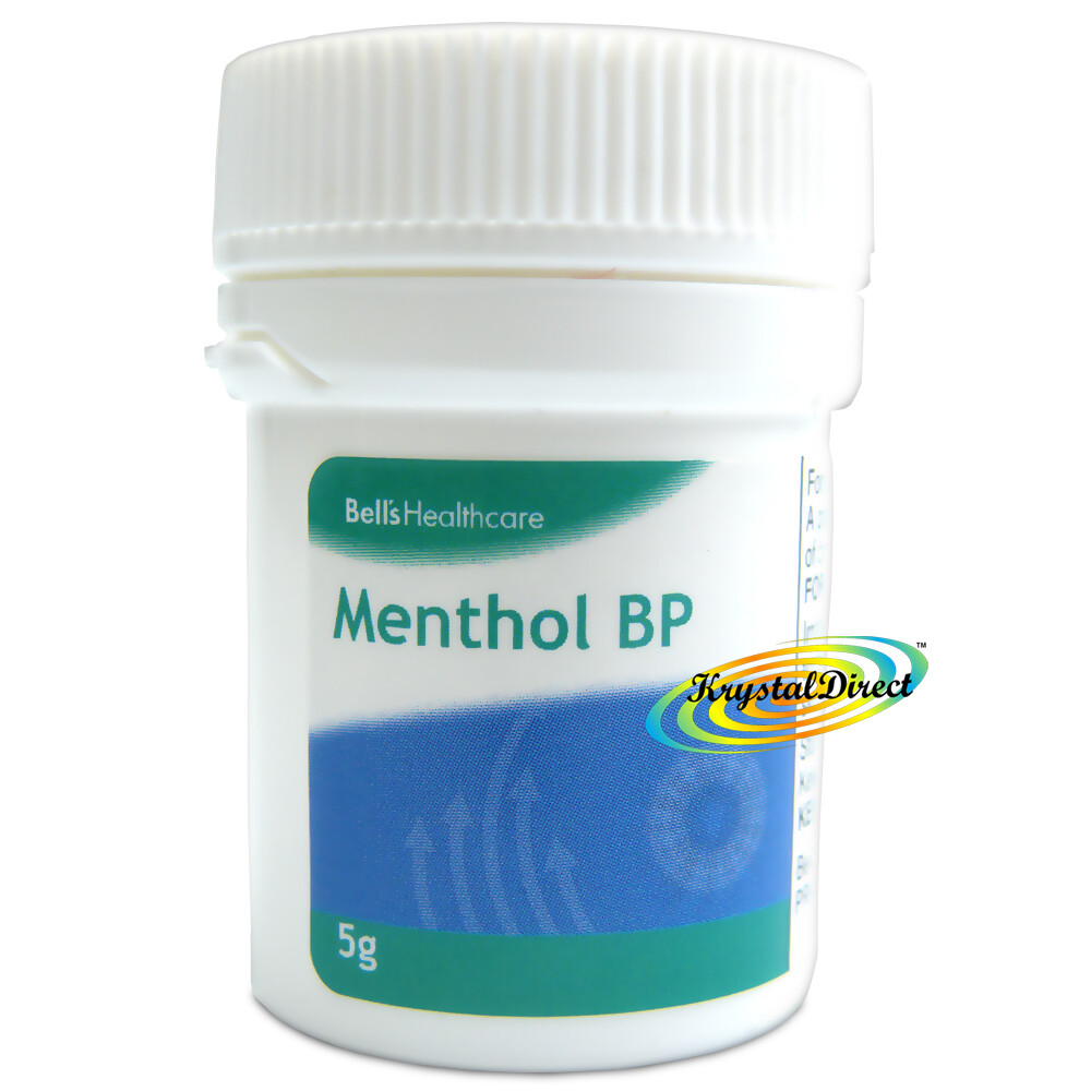 Bells Menthol BP Aromatherapy Crystals Steam Inhalation Blocked Nose 5g ...