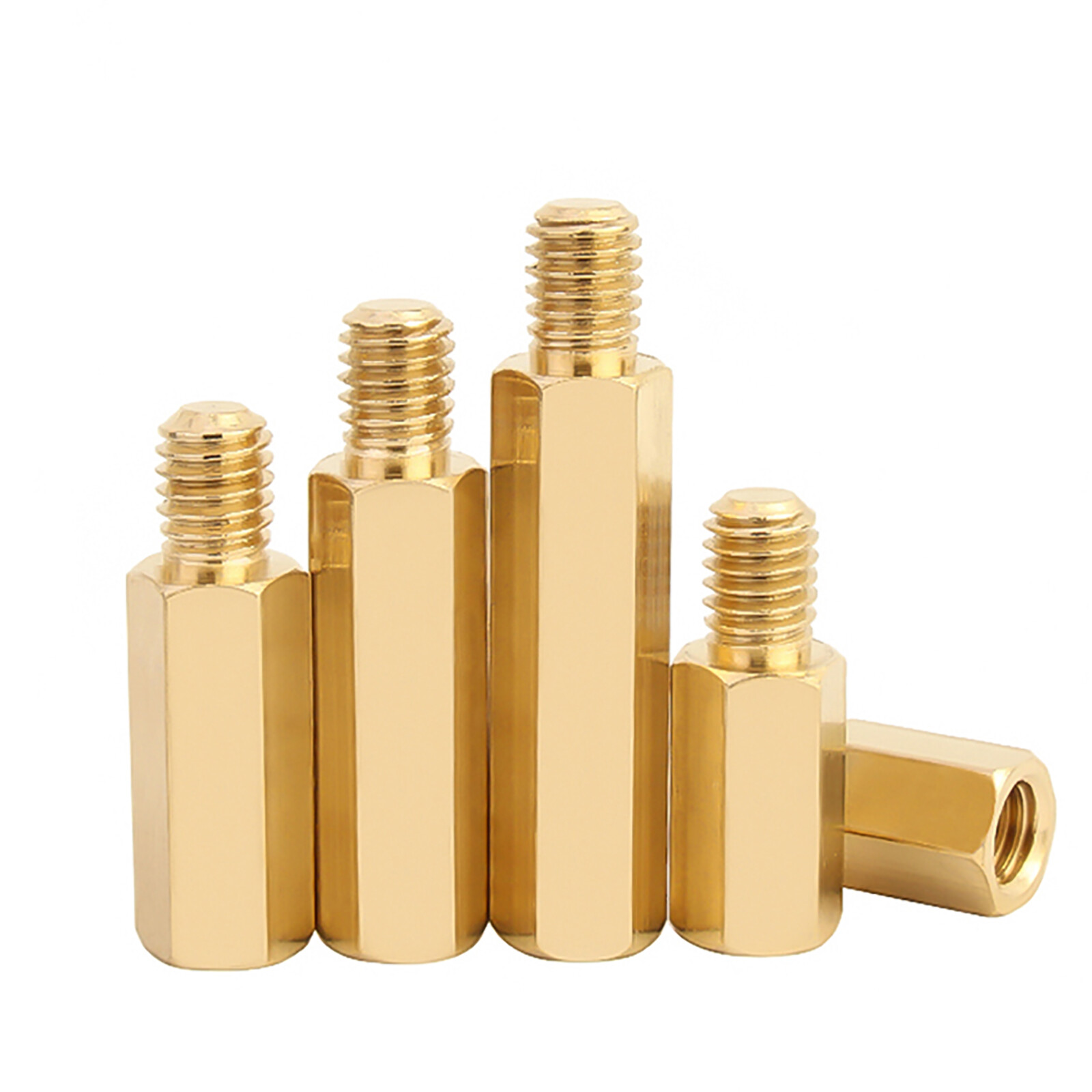 Male to Female M2-M5 Spacer Thread Pillar Hexagonal Brass PCB Studs ...