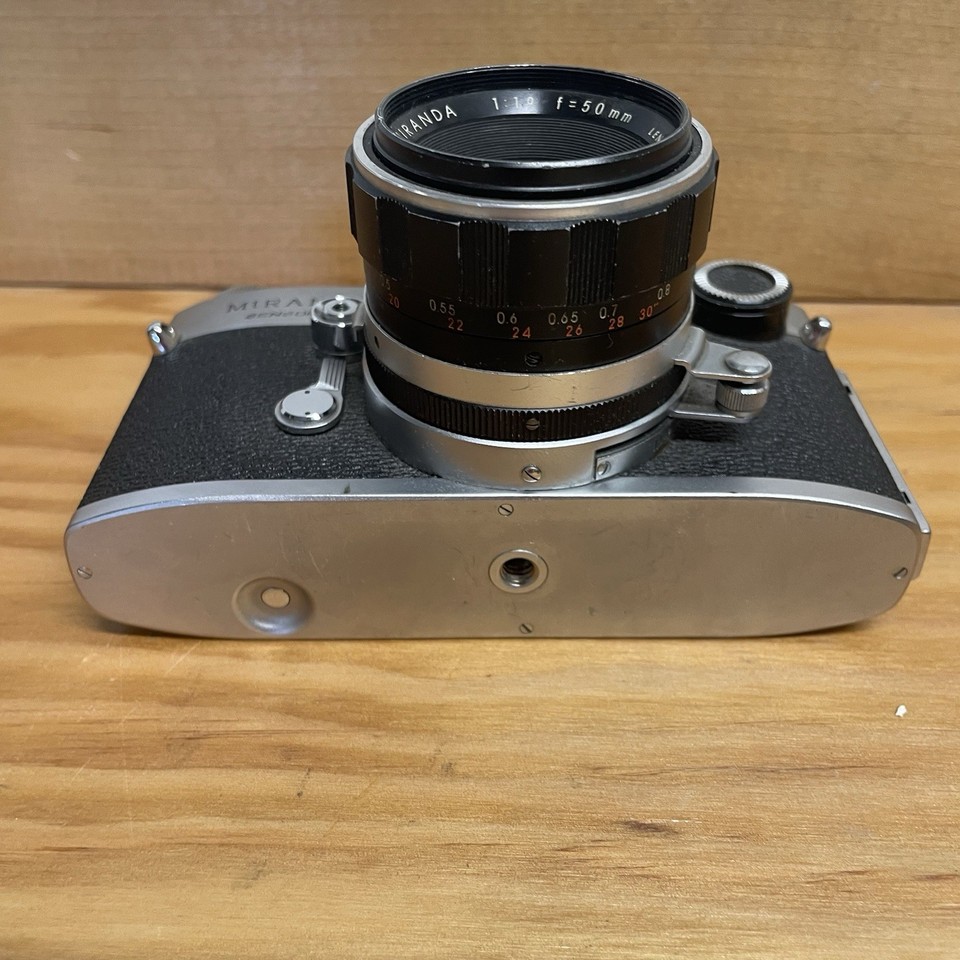 Vintage Miranda Sensorex 50mm Film SLR Camera With Auto Miranda F=50mm ...