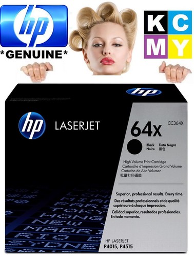 HP GENUINE/ORIGINAL CC364X 64X BLACK LASER TONER CARTRIDGE HP p4015 ...
