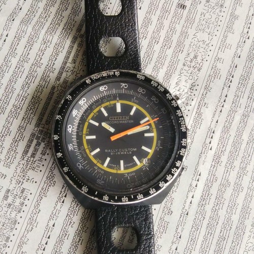Citizen Record Master 4-570057 TA Chronograph Vintage Manual Winding ...