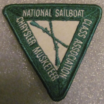 RARE VINTAGE RACE 1960's 1970's CHRYSLER MUSKETEER SAILBOAT SMALL PATCH ...