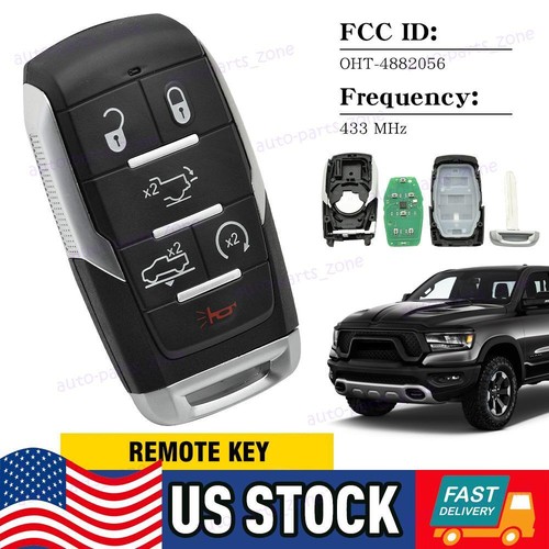 SMART PROXIMITY REMOTE KEY FOB REPLACED FOR DODGE RAM 1500 2019-2022 ...