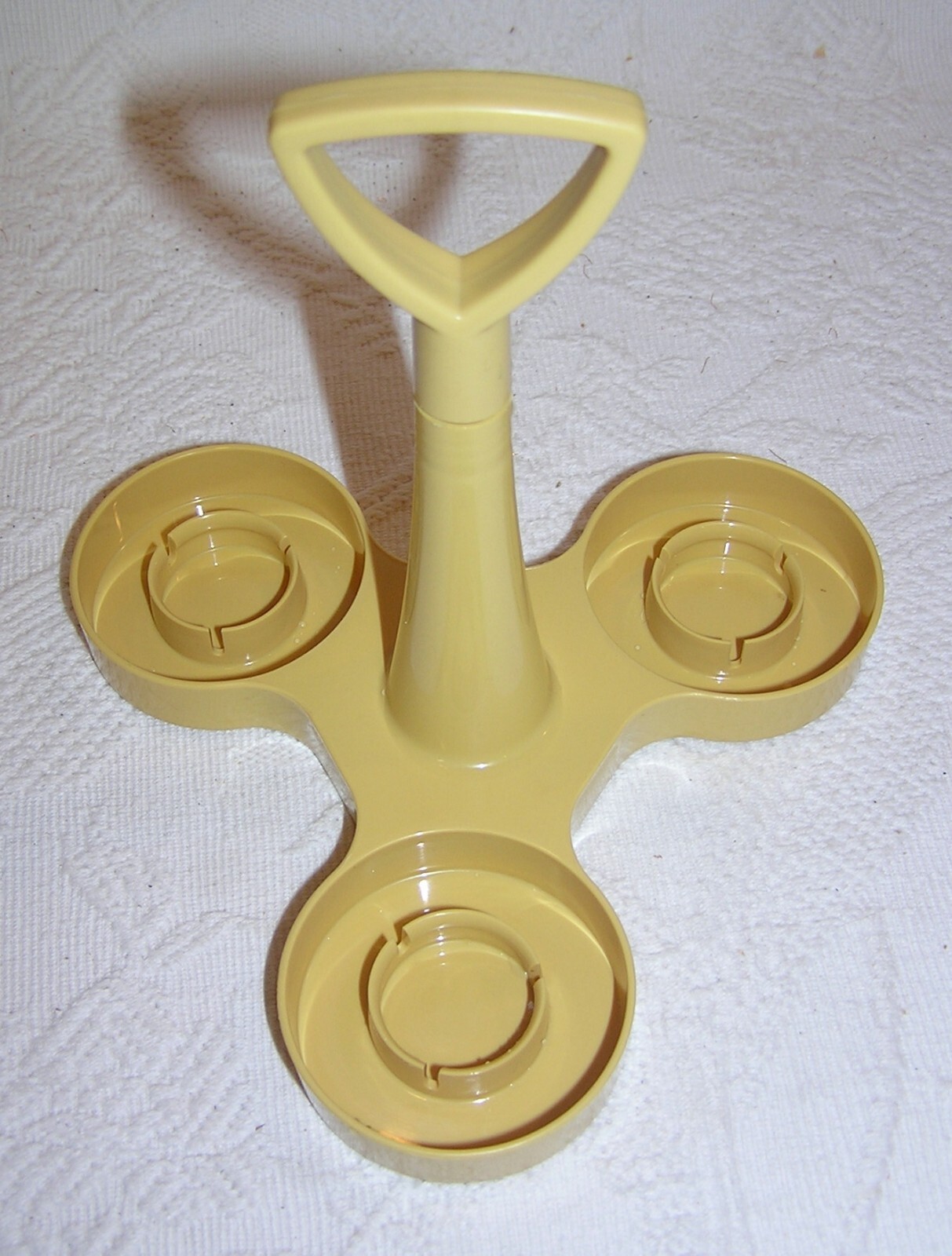 Vintage Tupperware Condiment Caddy Server #757 - 3 Containers Lids ...