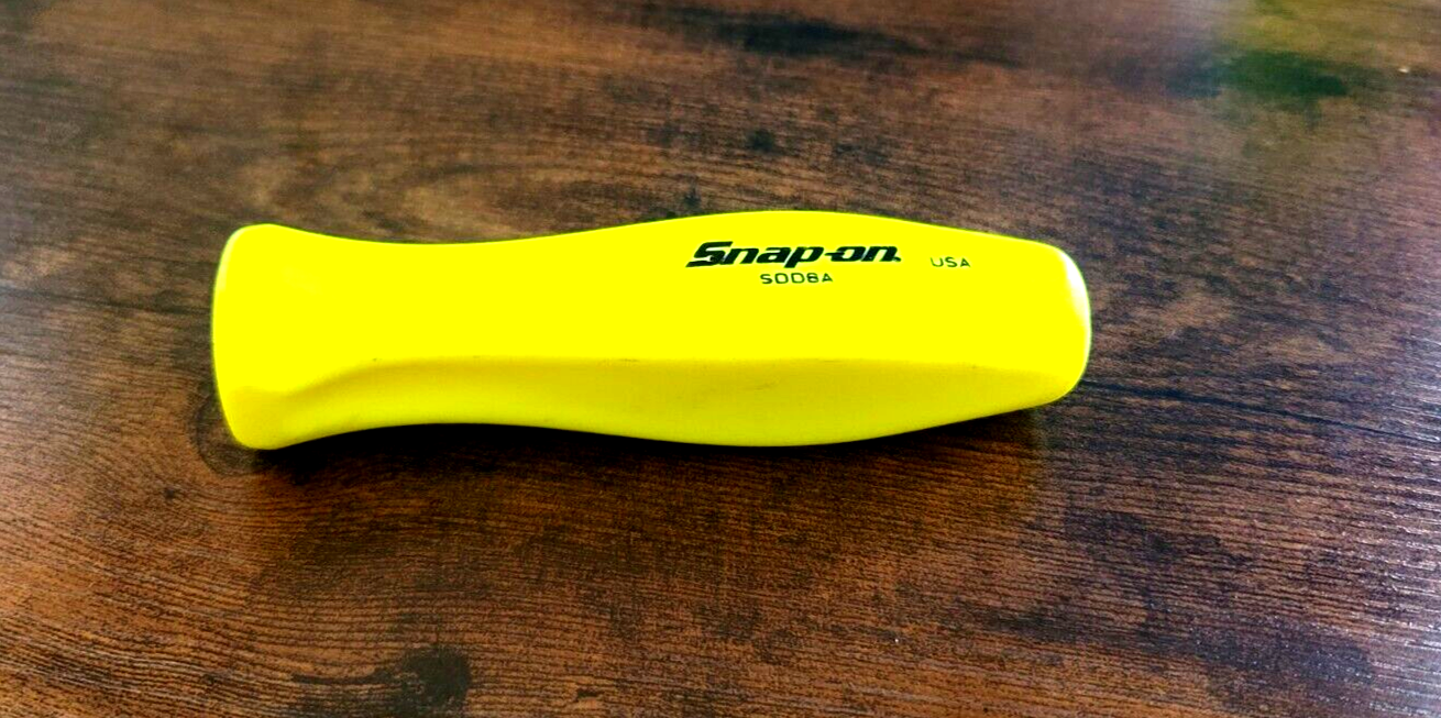 SNAP-ON ™ 5.5" YELLOW REPLACEMENT HARD PLASTIC SCREWDRIVER HANDLE SDD8A ...