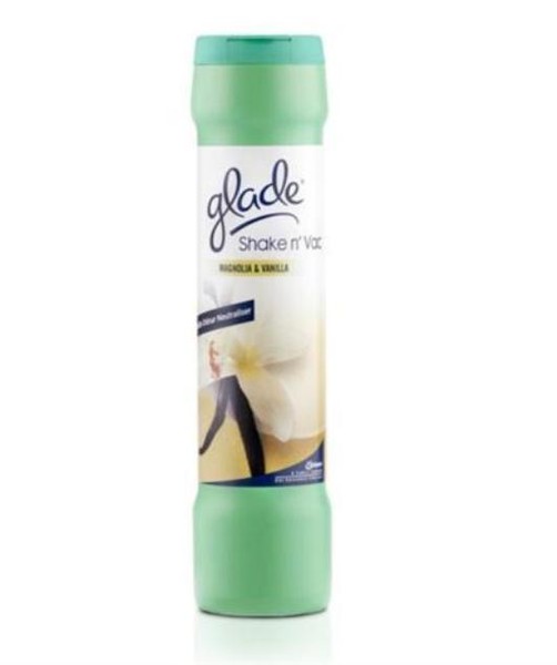 6 Glade Shake N VAC Carpet Powder Magnolia & Vanilla 500g X6 for sale ...
