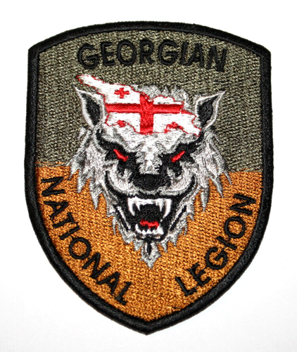 UKRAINE PATCH UKRAINIAN ARMY GEORGIAN NATIONAL LEGION HOOK BADGE | eBay
