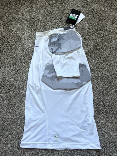 Nike Pro Hyper strong Boys XL White Compressions 4-Pad Football Boys | eBay