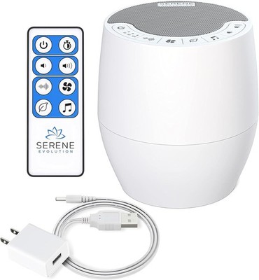 Serene Evolution White Noise Machine with 60 Soothing Sounds - Sound ...