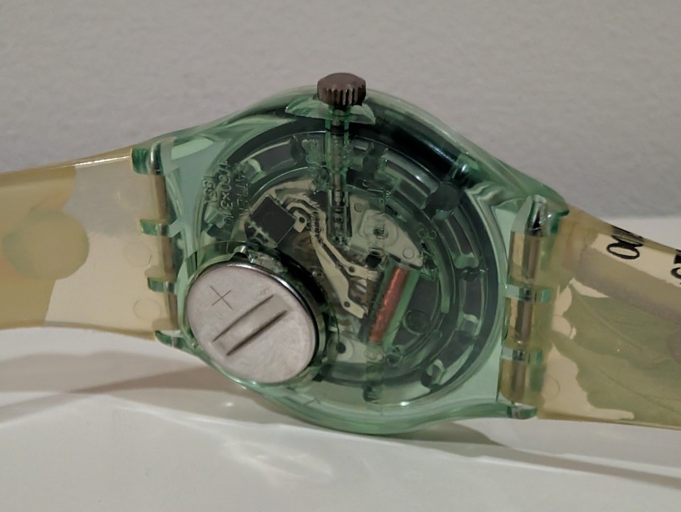 Swatch Quartz Watch Gent LE CHAT BOTTE Unisex 33mm Great Shape Tested ...