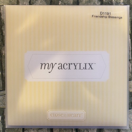 My Acrylix FRIENDSHIP BLESSINGS stamp set Flowers Beauty Thank You ...