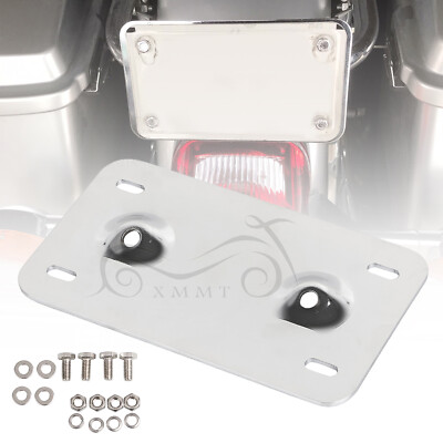 USA Laydown Layback License Plate Bracket For Harley Electra Glide ...