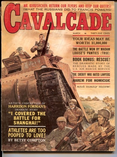 Cavalcade 3/1961-George Gross Japanese tank cover-Earl Norem-Bruce ...