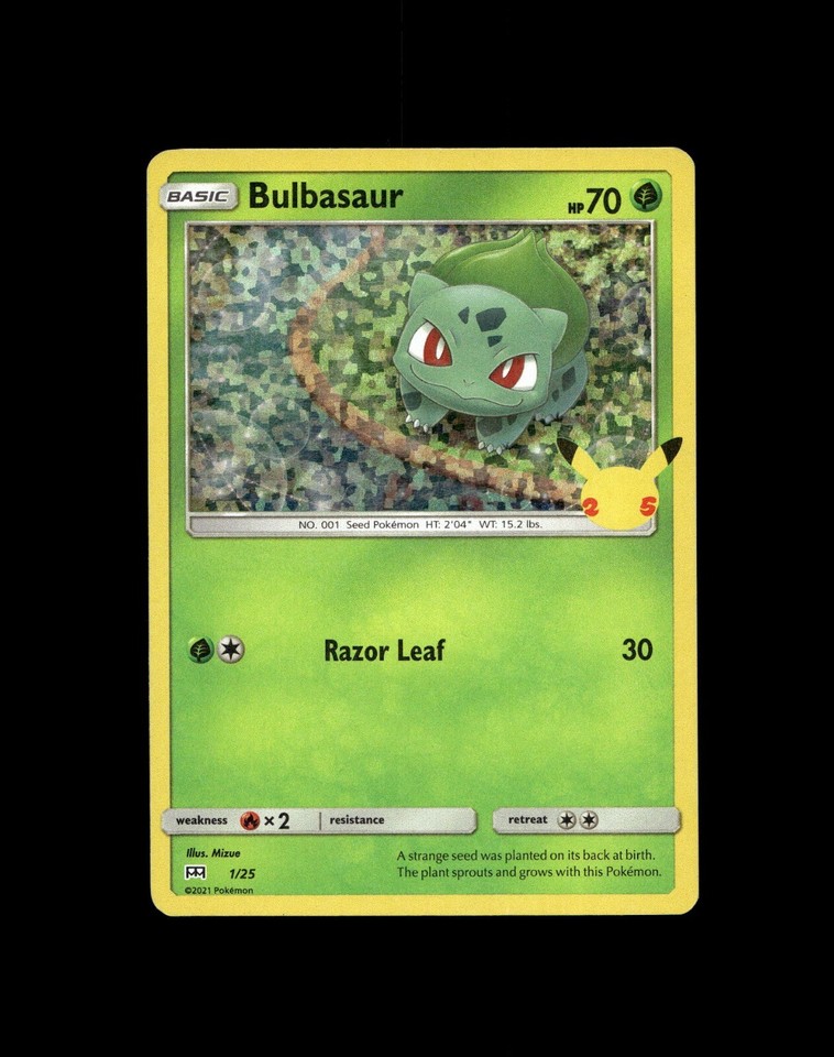 Bulbasaur Ivysaur Venusaur Pokemon Card! Holo/Reverse Holo EX VMAX Rare ...