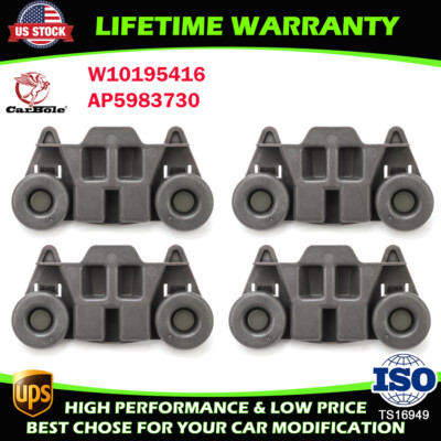 W10195416 4pack Dishwasher Lower Rack Wheel for Whirlpool Sears ...