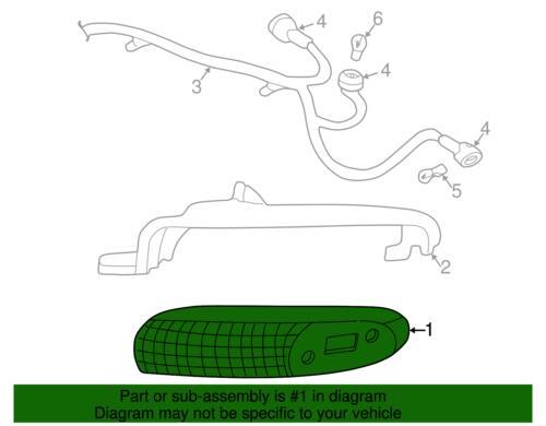 Genuine GM 1997-2004 Chevrolet Corvette Front Left Park And Signal Lamp ...
