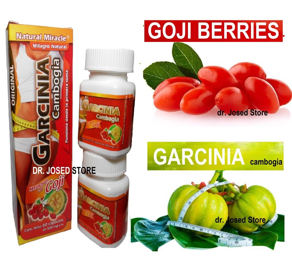 GOJI Garcinia Bote Rojo CAPSULES GOJI Extract 60 Caps | eBay
