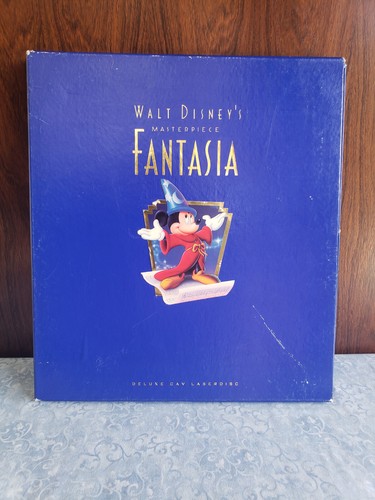 LaserDisc Box Set Disney’s FANTASIA Deluxe CAV Mickey Mouse 50th ...