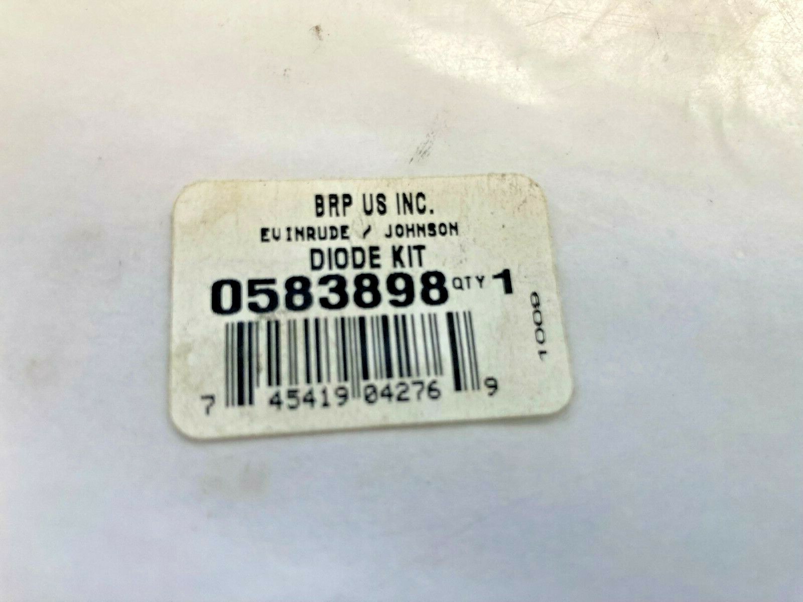 New P/N 0583898, Diode Replacement Kit, Evinrude, Johnson, Bombardier ...