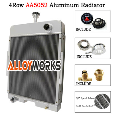 4 Rows Radiator for International Farmall 656 706 756 766 2656 2706 ...