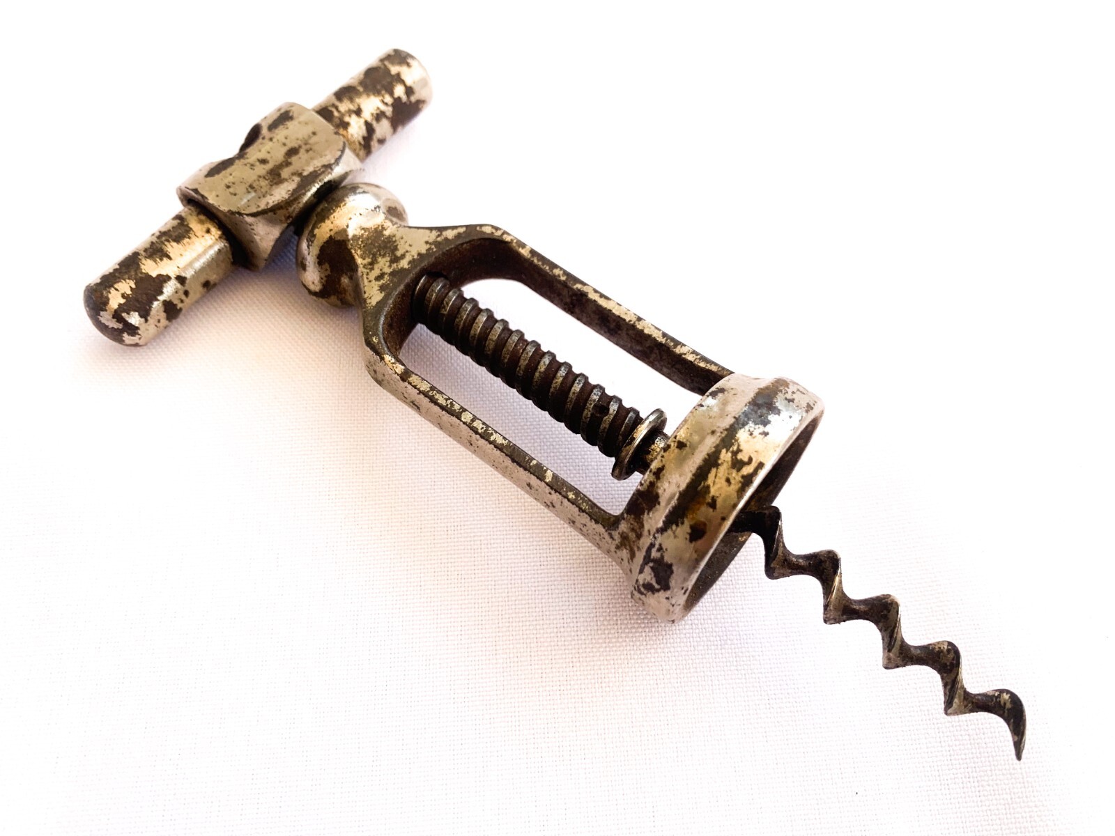 Antique French Corkscrew with mechanism Tilting Ring - Cyclope Tire ...