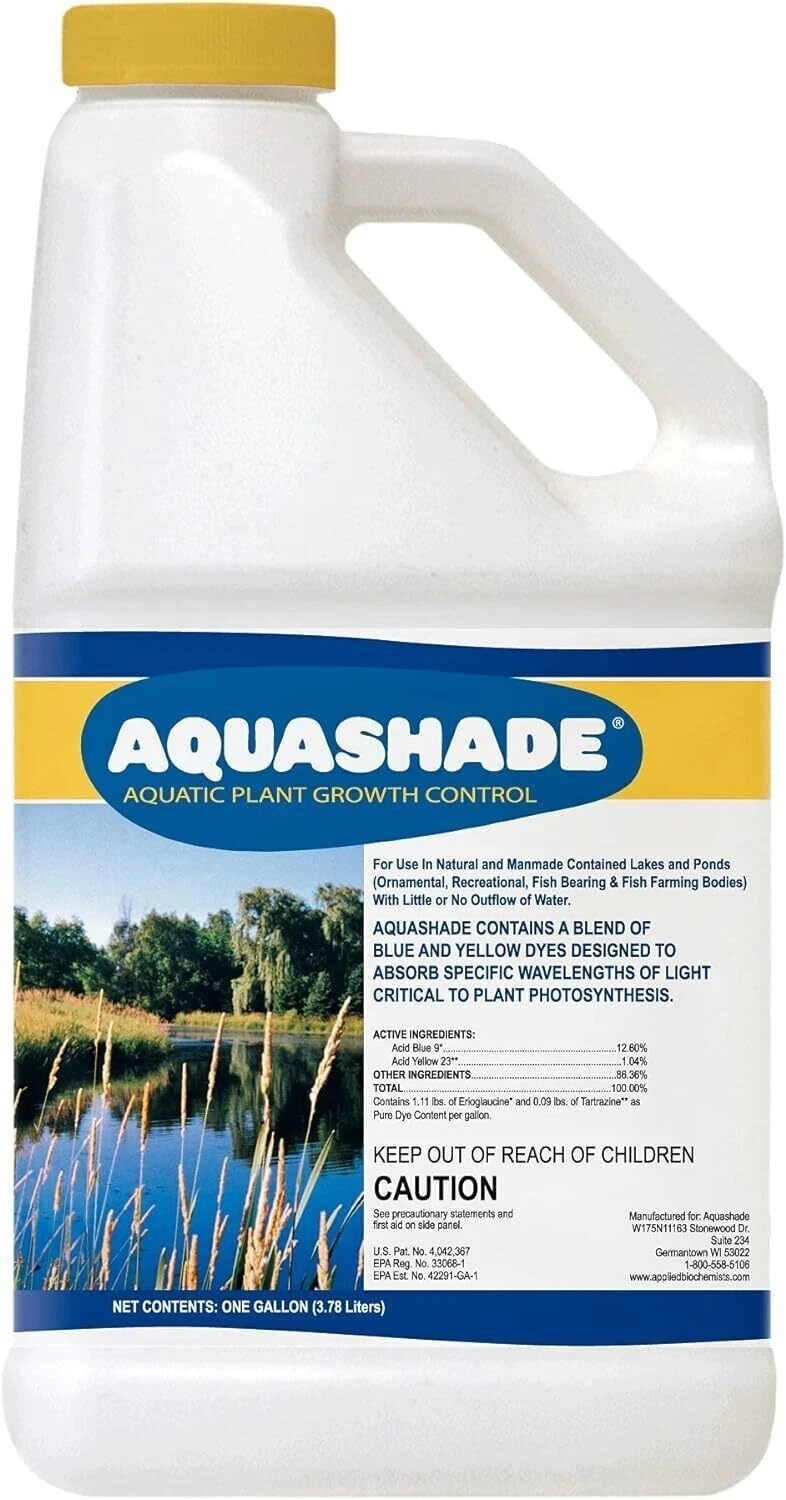 Aquashade Aquatic Plant Growth Control, 1 gal (Blue) | eBay