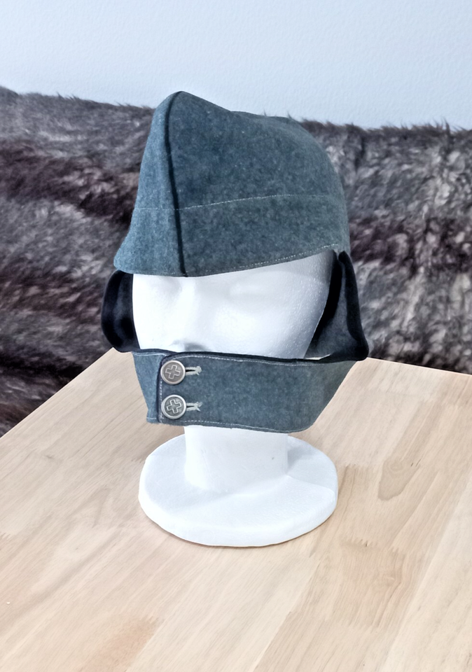 WW2 WW1 VTG Swiss Army Uniform 2 FUNCTIONS Military Cap Wool Hat Metal ...