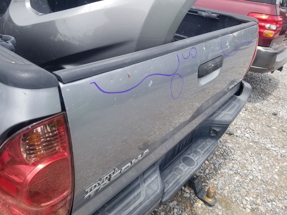 15 2015 TOYOTA TACOMA PRERUNNER TAILGATE SILVER WORK TRUCK GRADE SEE ...