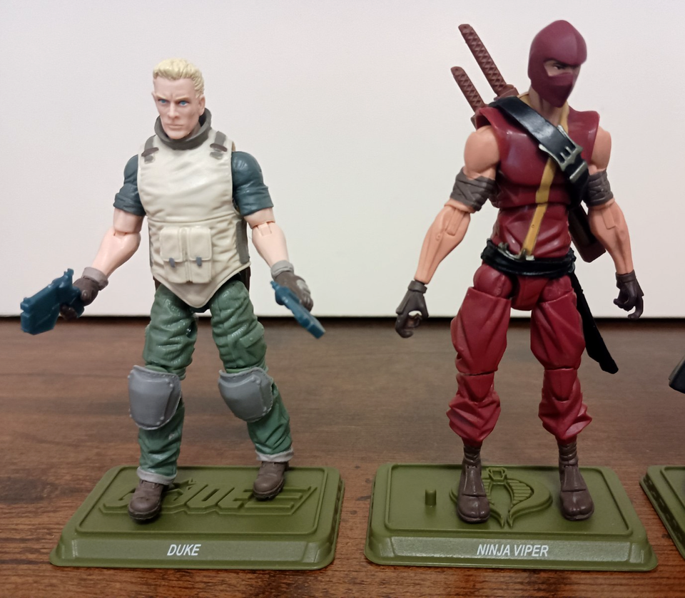 GI Joe Renegades 2012 Duke Viper Snake Eyes Storm Shadow 3.75" Amazon ...
