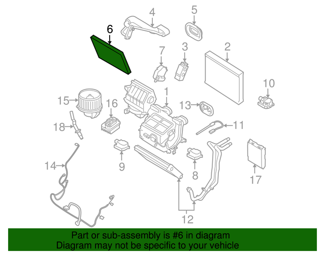 Land Rover Discovery L319 Pollen Filter JKR500010 OEM for sale online ...
