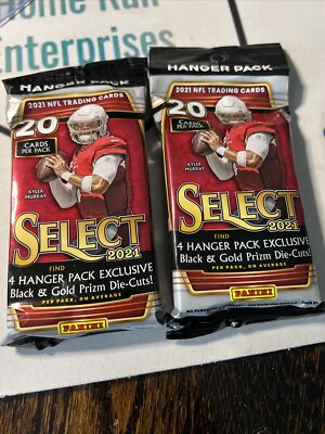 2021 PANINI SELECT NFL FOOTBALL HANGER PACK LOT OF 2!!! | eBay