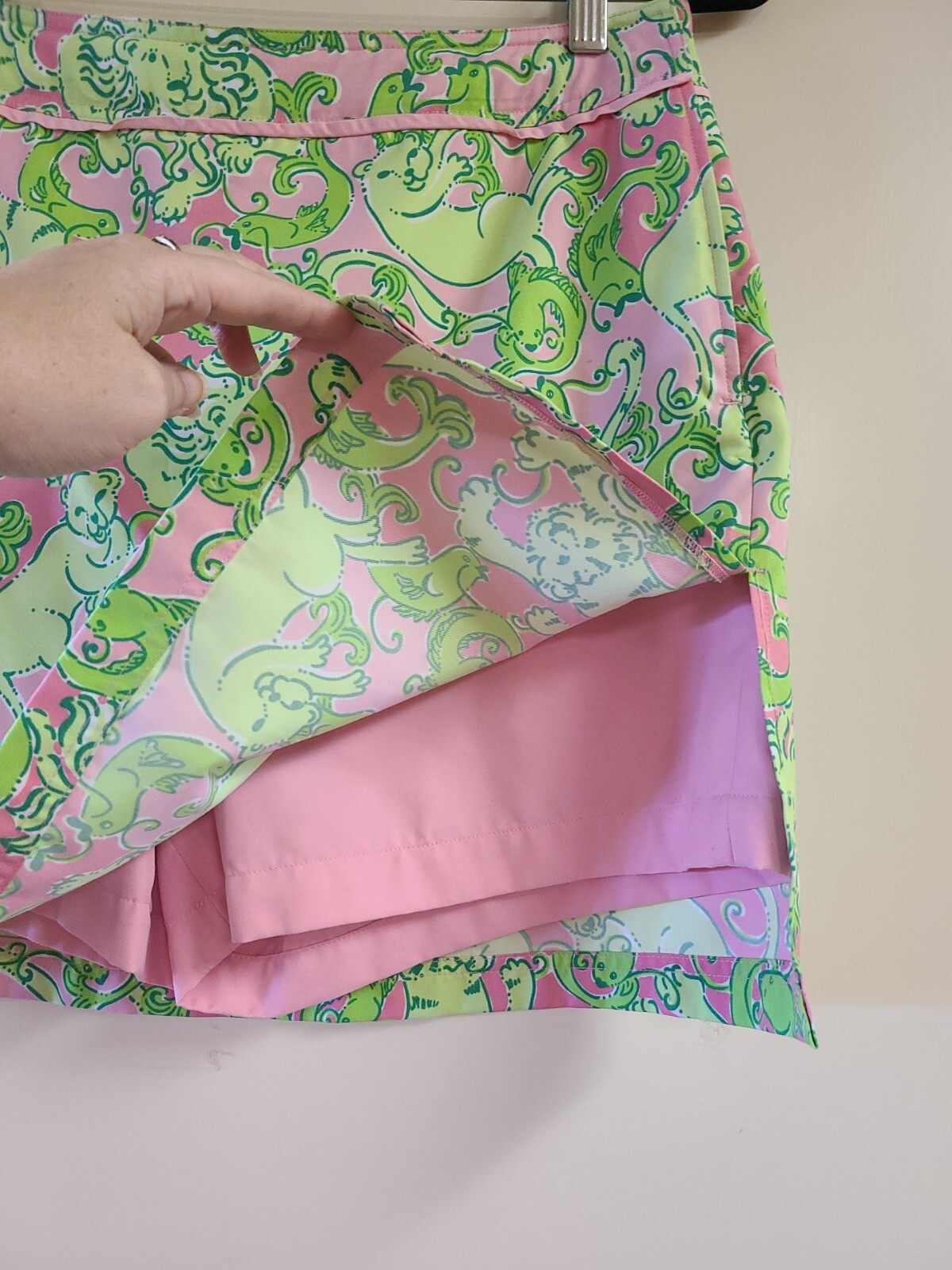 Vintage Lilly Pulitzer Fried Catfish Skort Skirt Size… - Gem